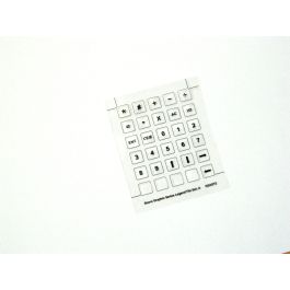Legend Tile Set A for use with GFX Series Robust Keypads.