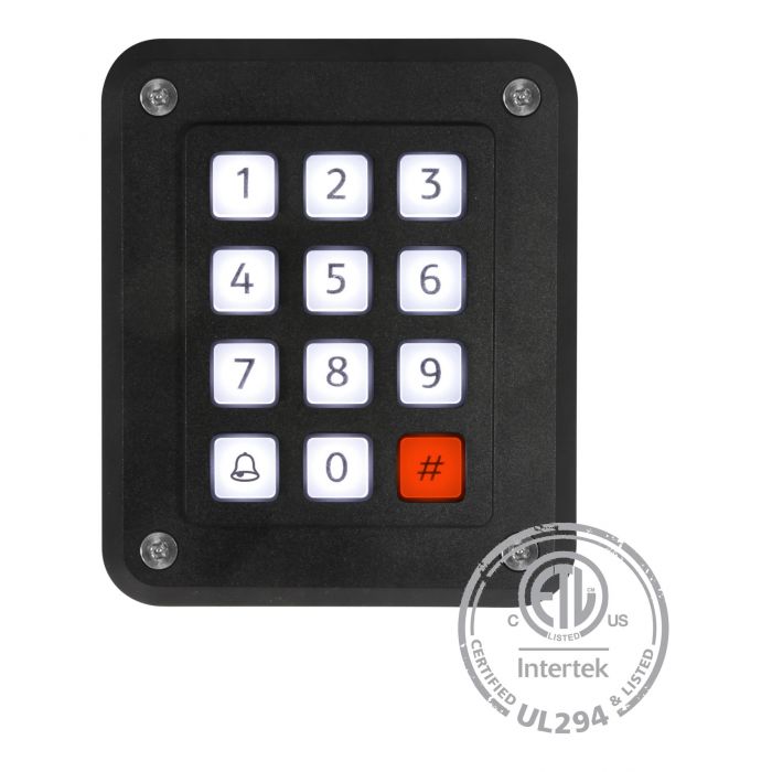 access control keypad; wiegand keypad; outdoor rated access control ...